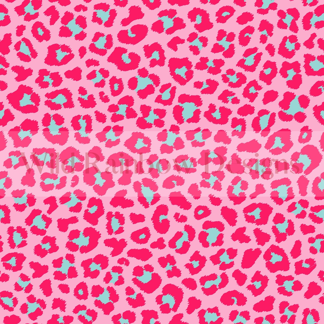 Pink Leopard Seamless File - Etsy