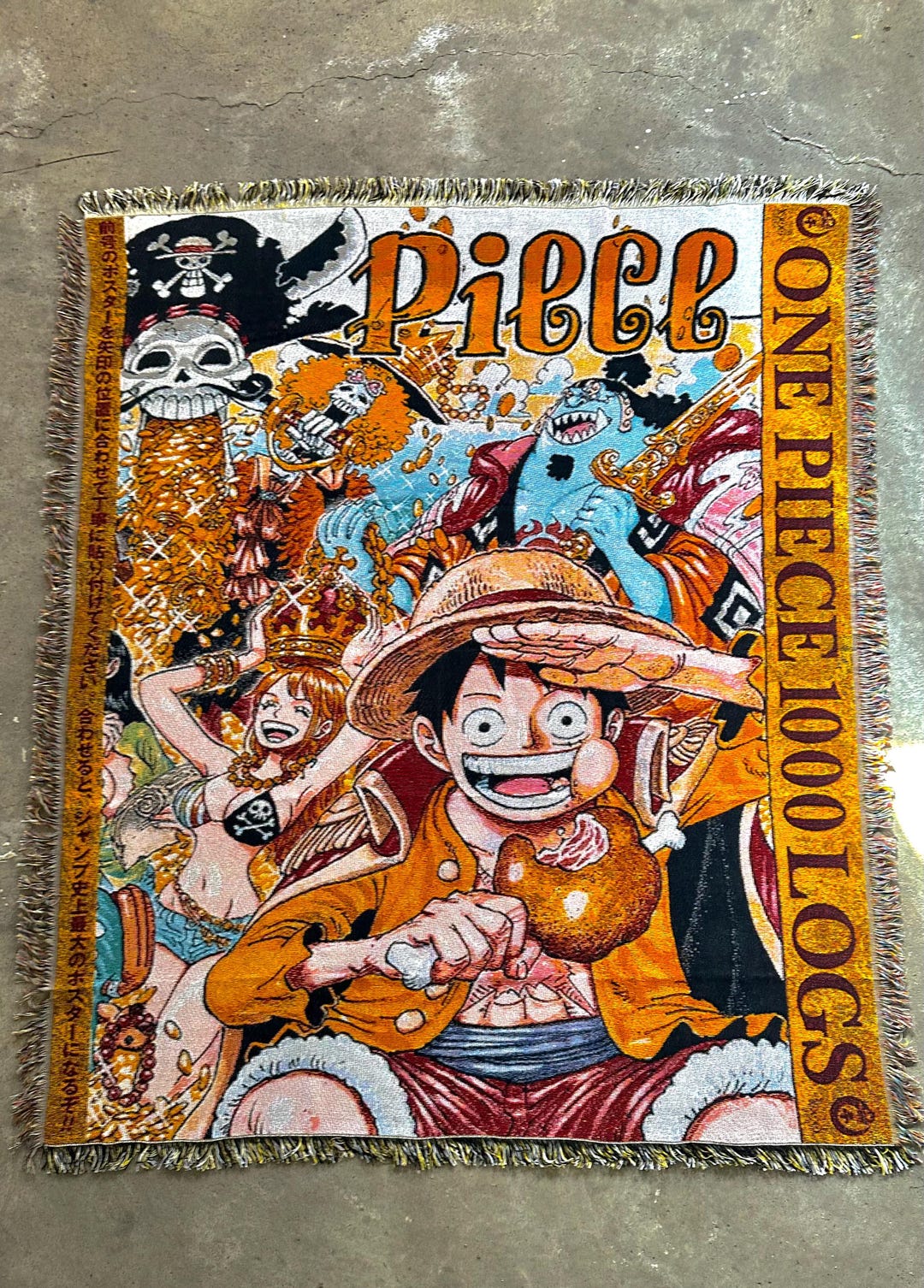 Anime Woven Tapestry – Straw Hat Pirates Wall Art - Etsy