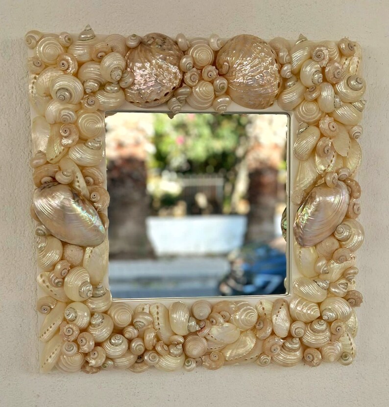 Seashell Wall Mirror - Etsy