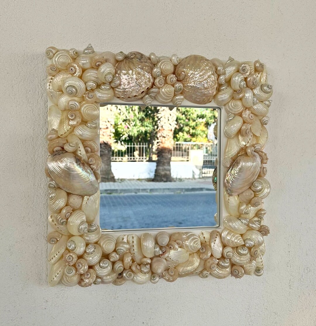 Seashell Wall Mirror - Etsy