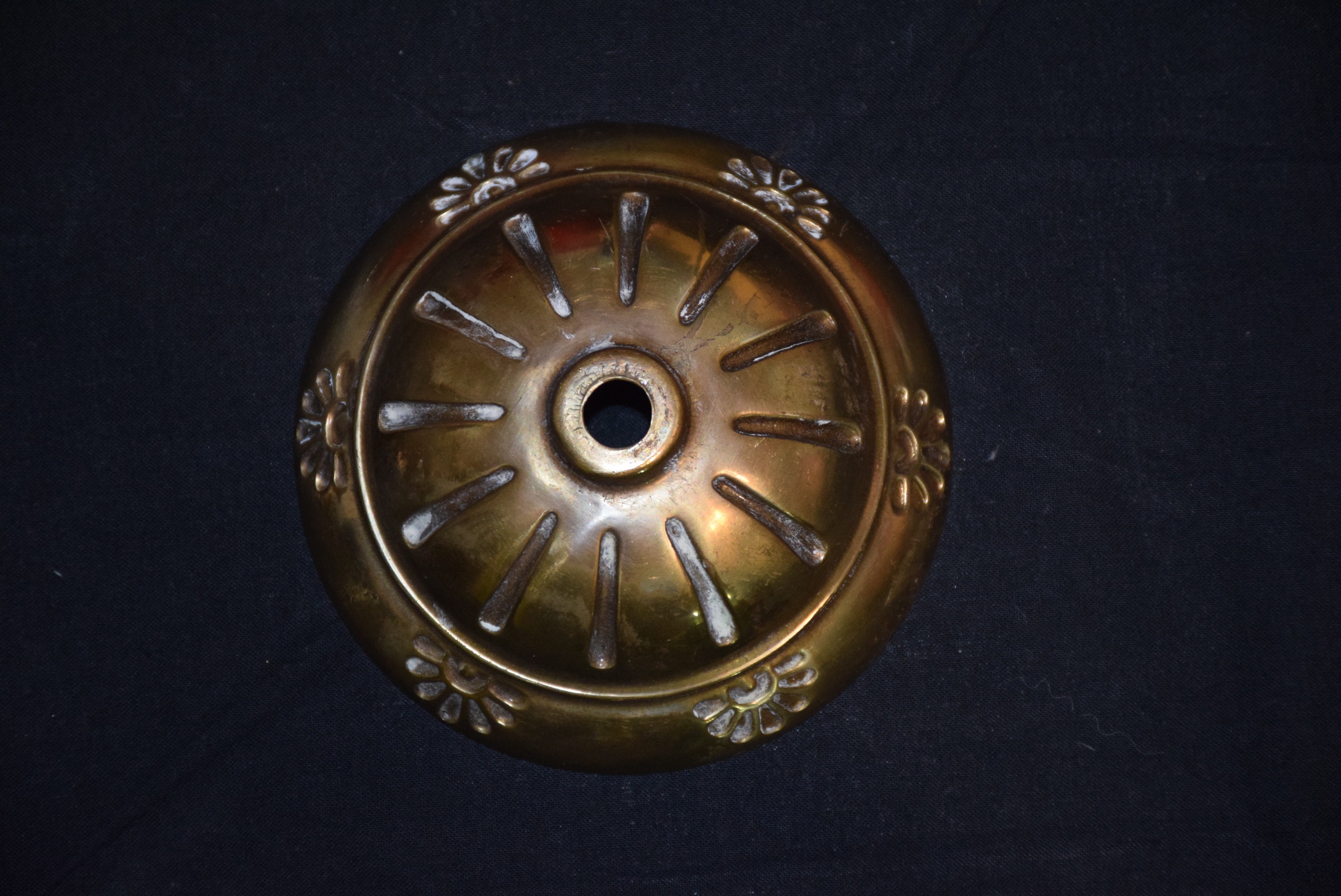 2 Antique French Copper Bobeche for Chandelier or Sconces - Etsy