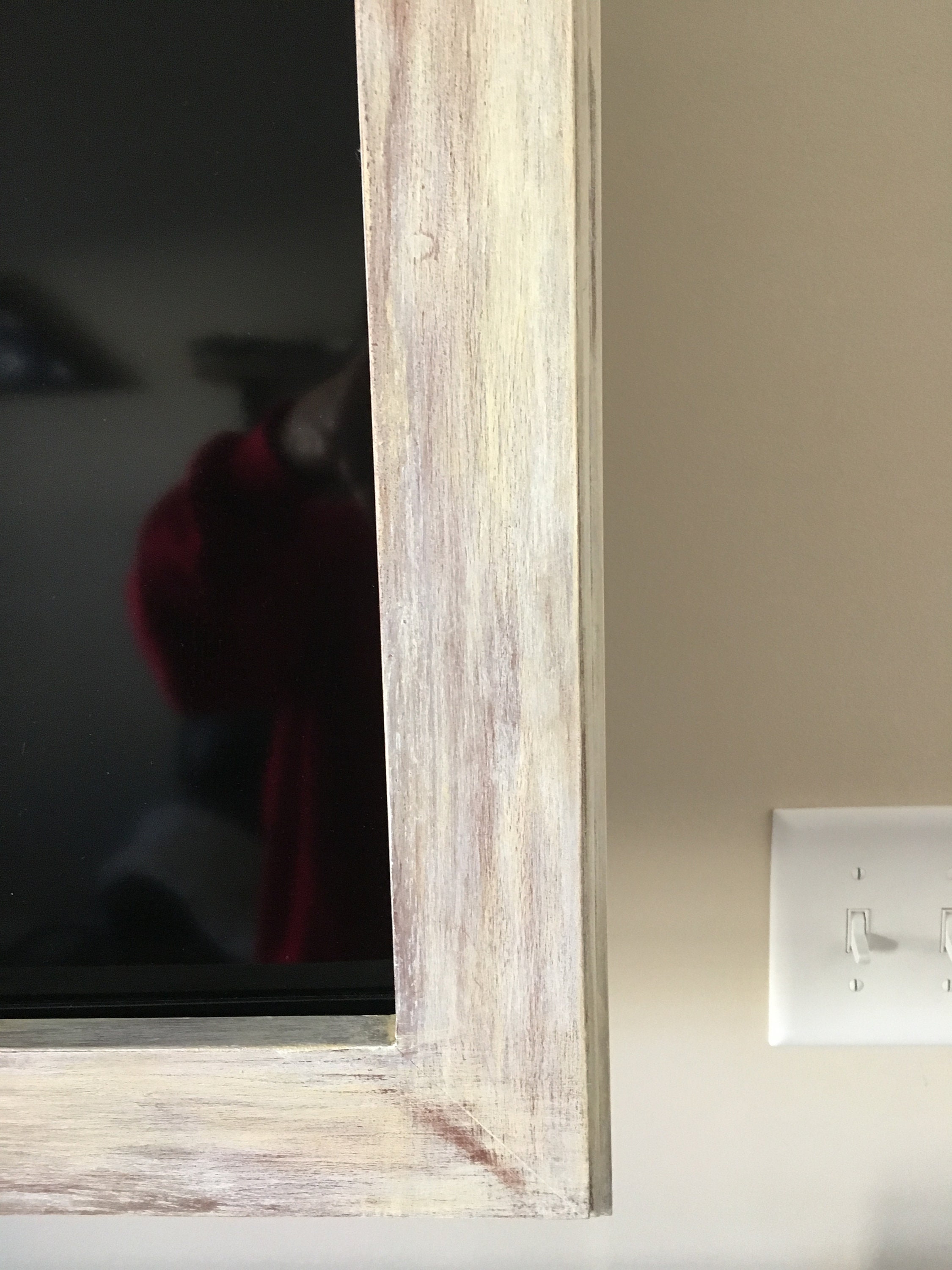45" TV Frame Custom Flat Screen Frame. Wood Television Frames. Made to ...