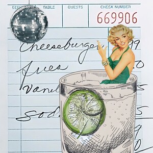 Retro Romance: Vintage Cocktail Party Vibes Uplifting Digital Art Set ...