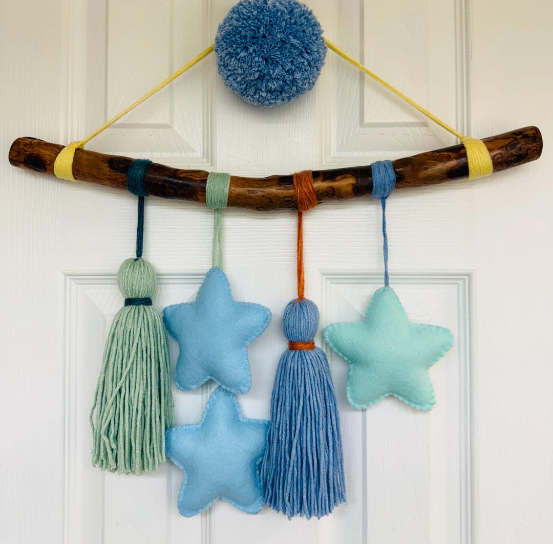 Bluey and Pottery Barn Inspired Tassel Nature Mobile on Naturally ...