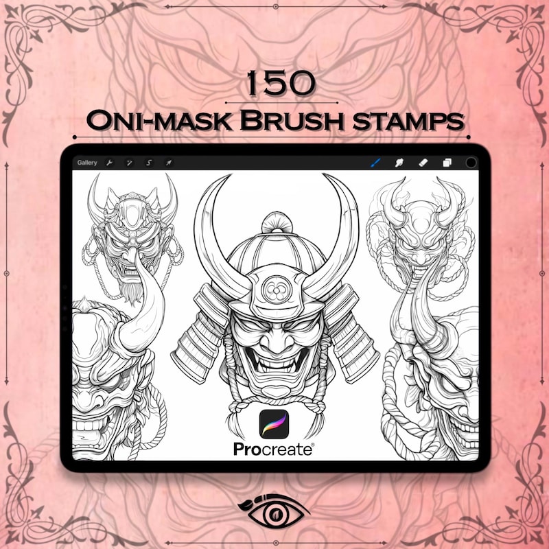 Japanese Demon Mask Wall - Etsy