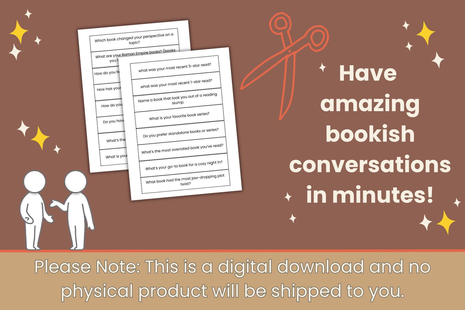 Printable Bookish Discussion Questions for Book Clubs | 40 Conversation ...