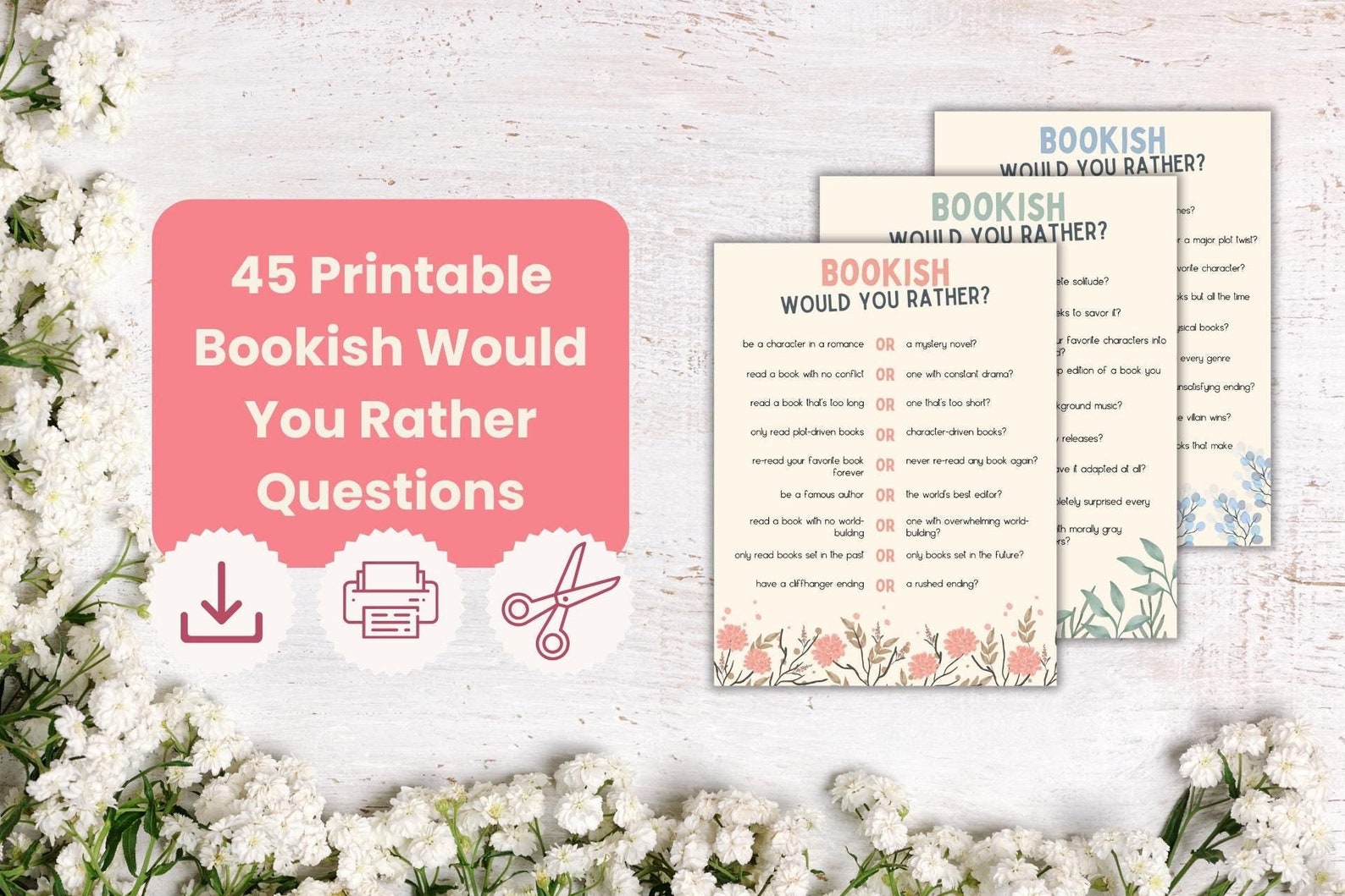 Bookish Would You Rather Questions for Book Clubs | 45 Conversation ...