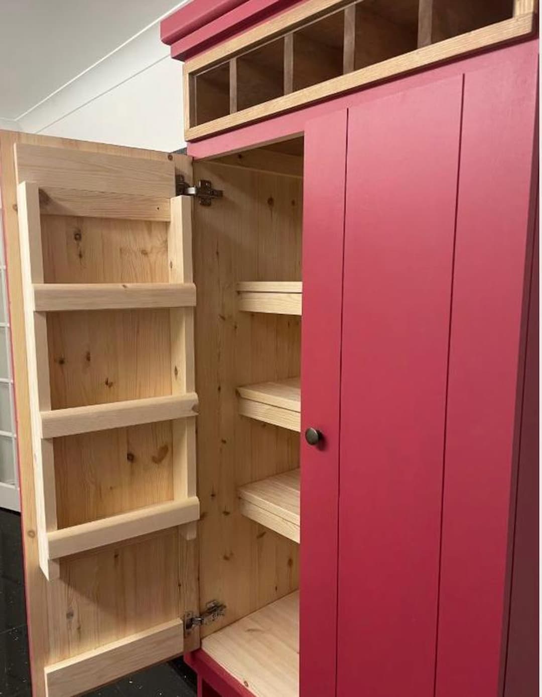 Rose Pantry Larder Cupboard - Finished in Your Chosen Colour - Etsy