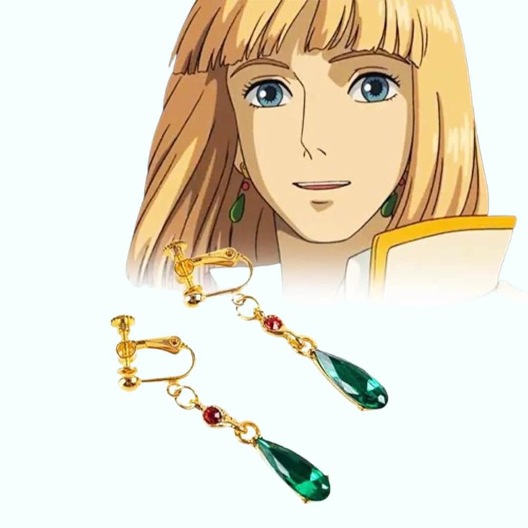 Howl's Moving Castle Inspired Studs Earings Costume Earrings Cosplay ...