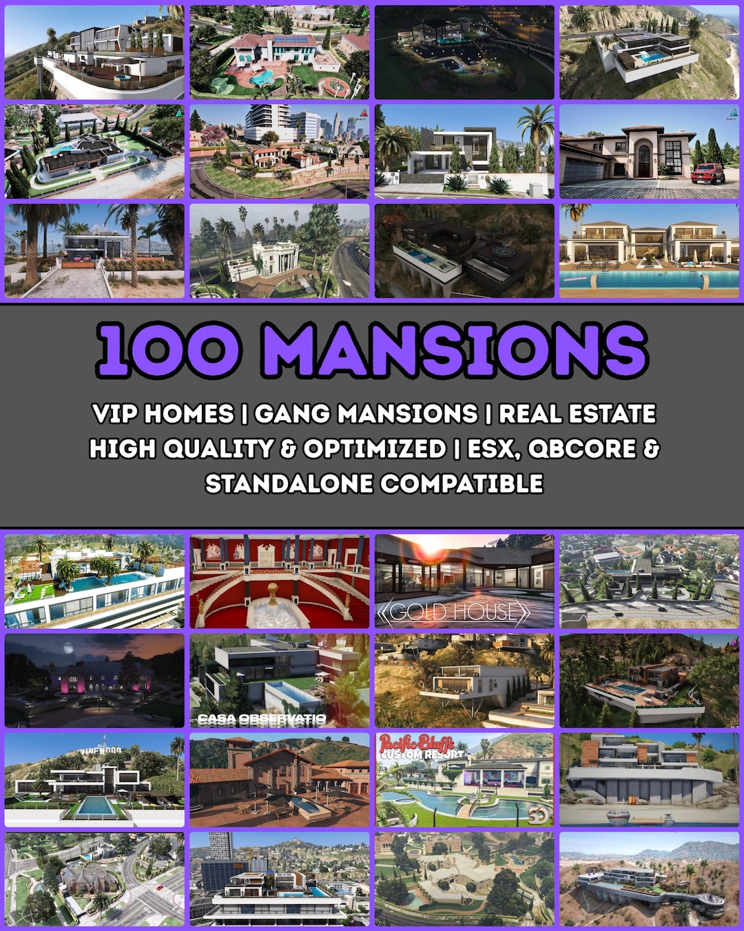 Fivem Luxury Mansion MLO Pack | ESX, Qbcore & Standalone - Etsy UK
