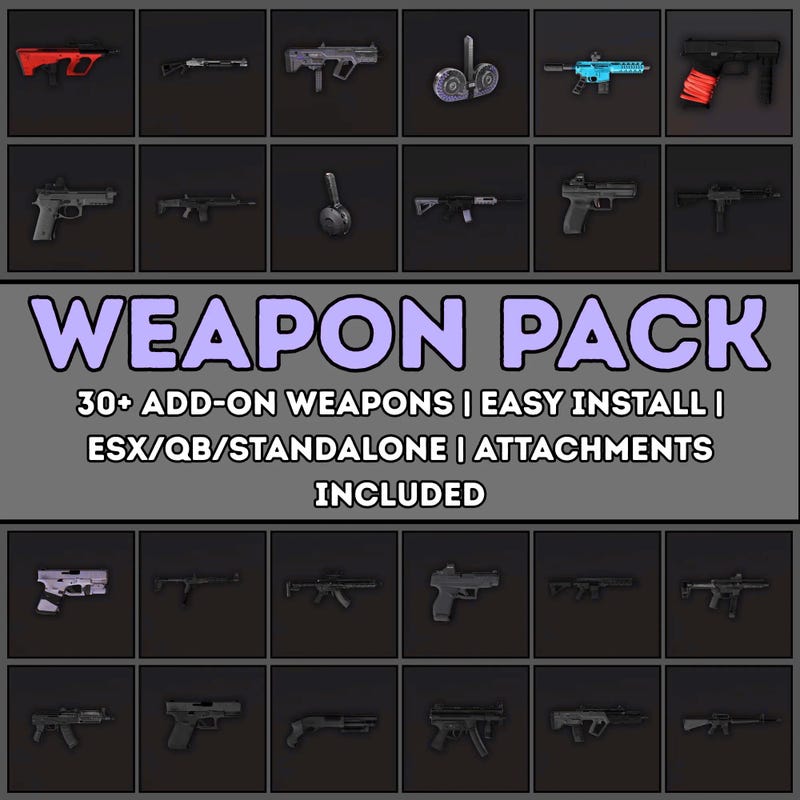 Weapons Packs Fivem - Etsy