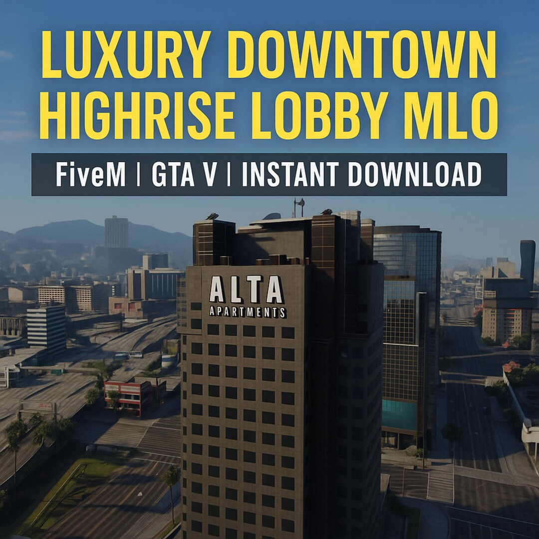 Fivem Luxury Highrise Lobby MLO | Downtown Alta Apartments Style ...