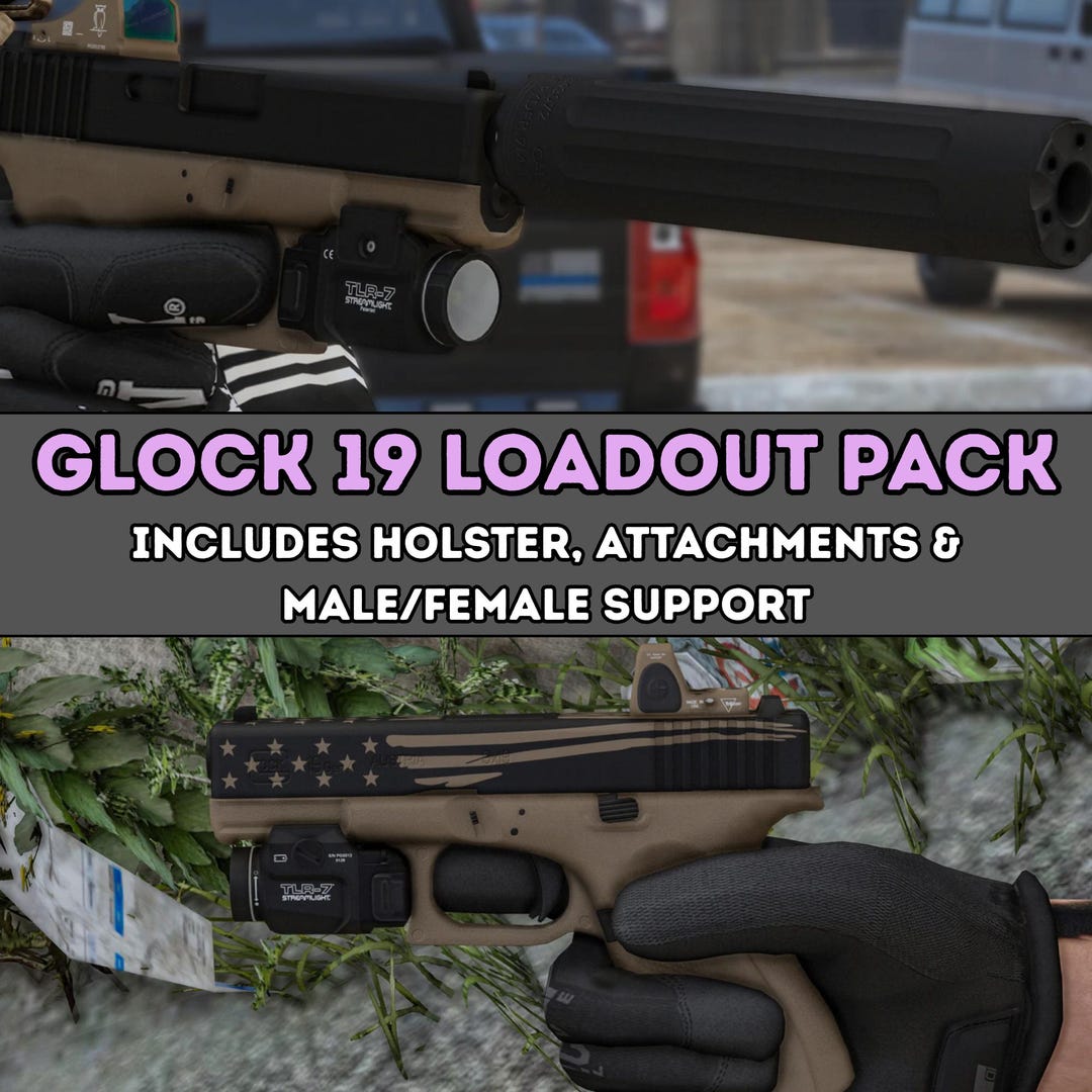 Fivem Gen 4 Tactical Pistol Pack | Custom Weapons With Holsters ...