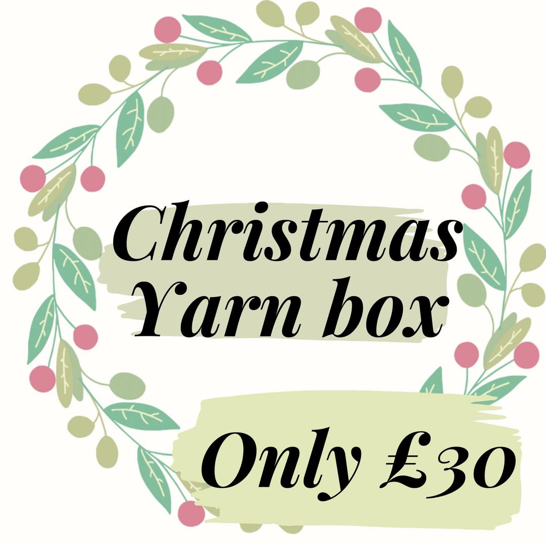 Christmas Yarn Box Yarn and Surprises - Etsy