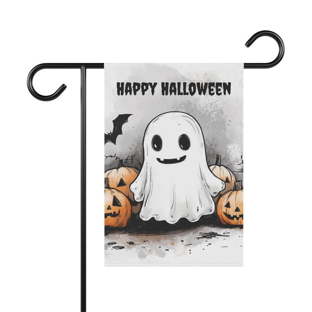 Halloween Spooktober Garden House Banner - Etsy
