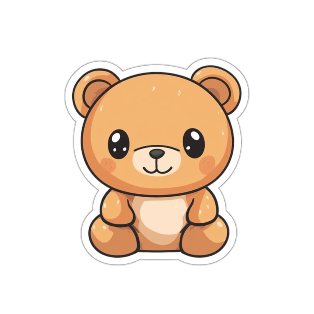 Teddy Bear Sticker - Etsy