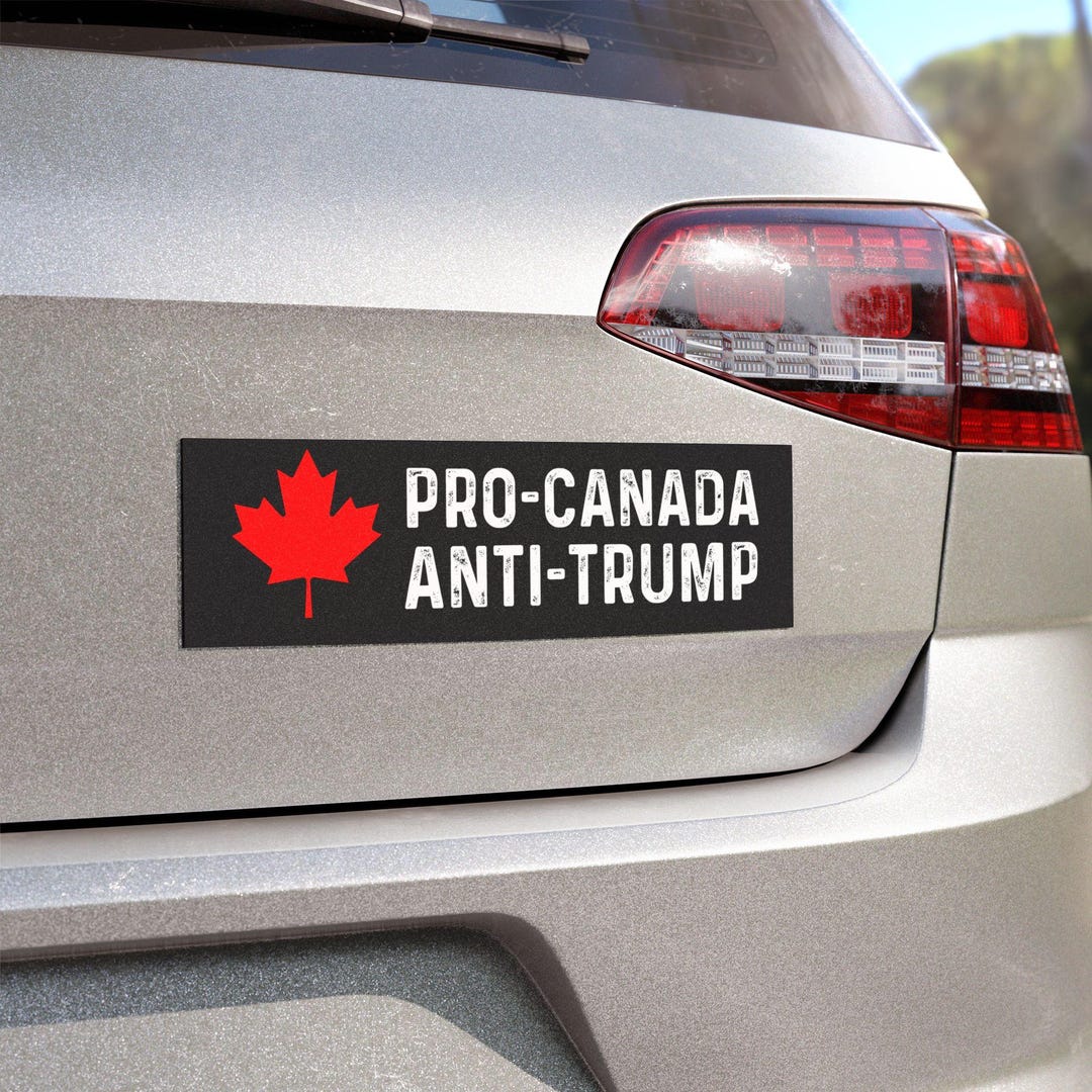 I Love Canada Bumper Sticker Magnet, Pro Canada Bumper Sticker Magnet ...