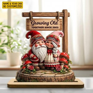 Gnome Together Since Sign - Etsy