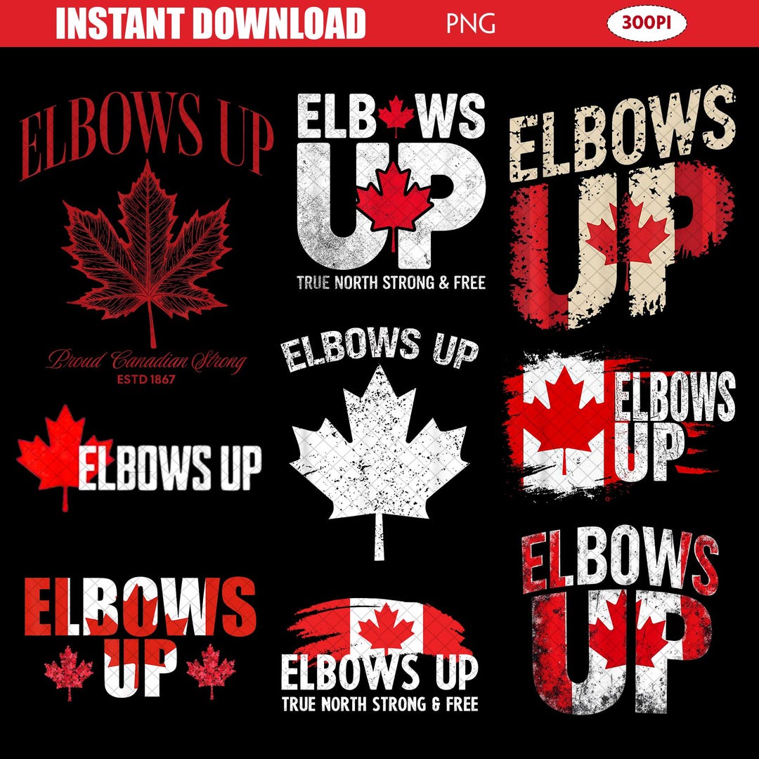 Elbows up Canada Png, Elbows Up, Canada Png, Canadian Pride T-shirt ...