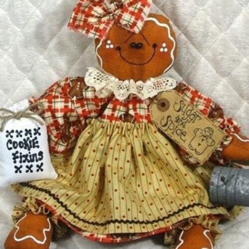 Primitive E-pattern ginger & Snap - Etsy
