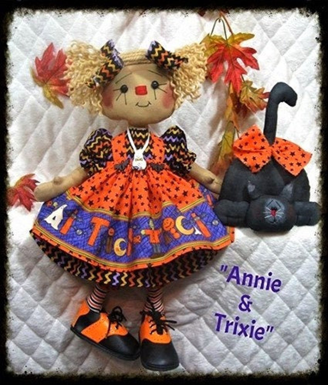 Primitive Sewing Pattern #420~"annie & Trixie"~digital, E-pattern, 16 ...