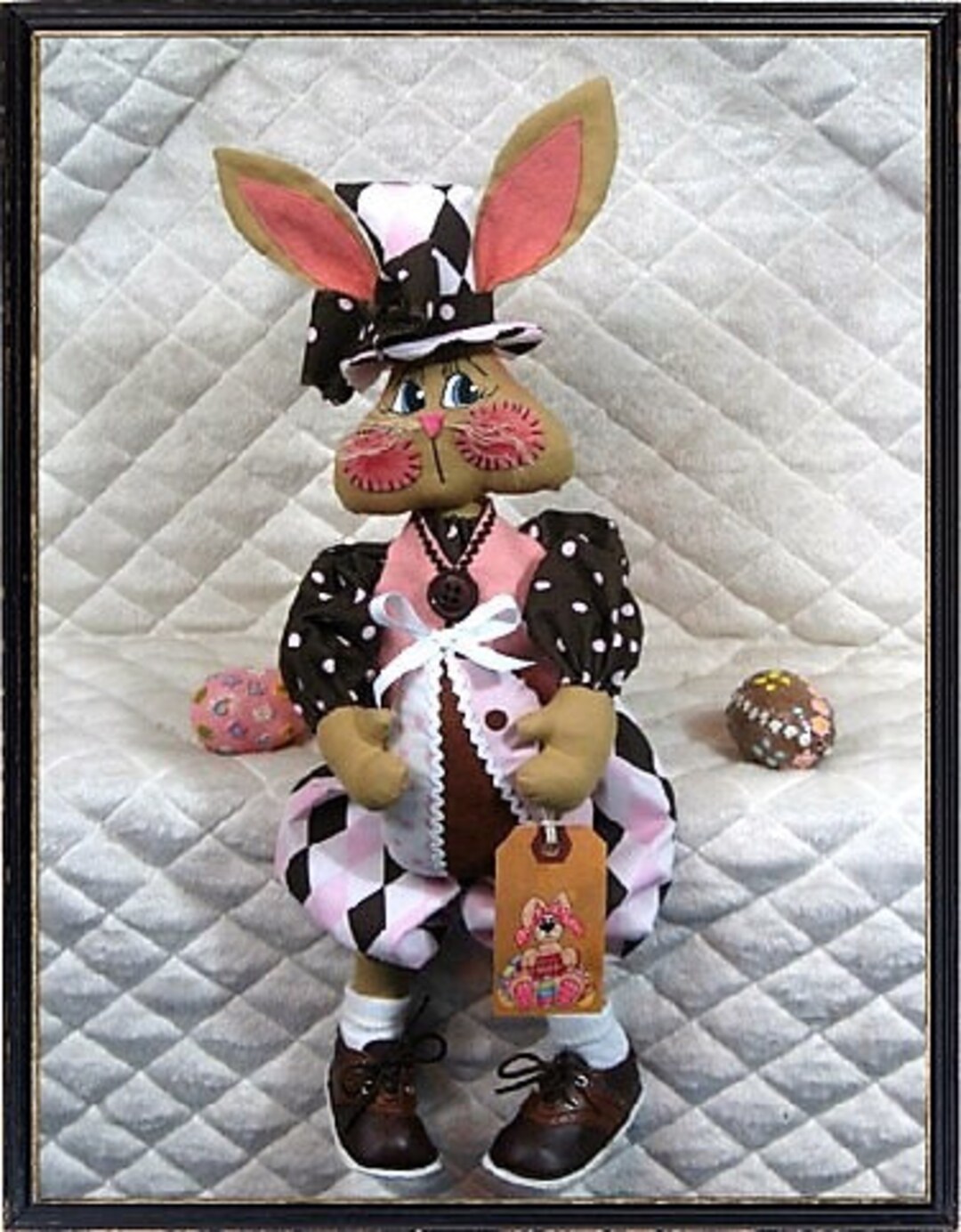 Primitive E-pattern "hoppin' Henry"~digital, 17" Bunny~sewing Pattern ...