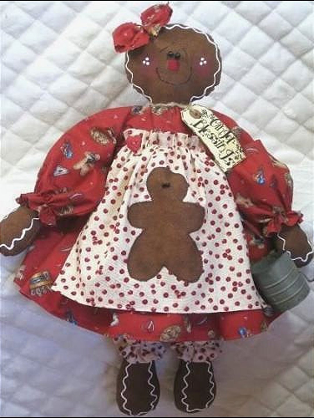 Primitive Raggedy 18" Gingerbread Doll~pattern #31 - Etsy