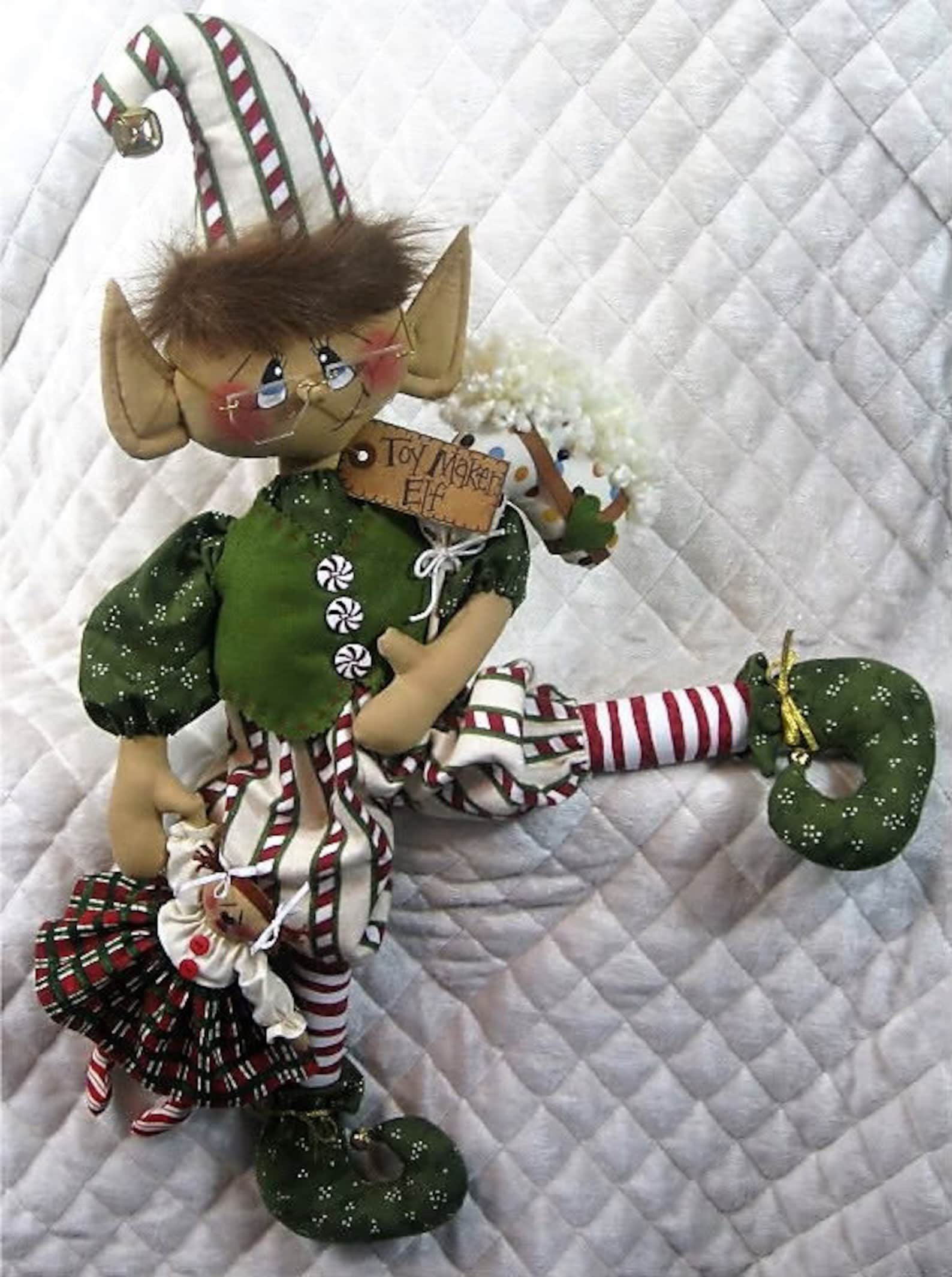 Primitive E-pattern LARGE elf Simon 26 - Etsy
