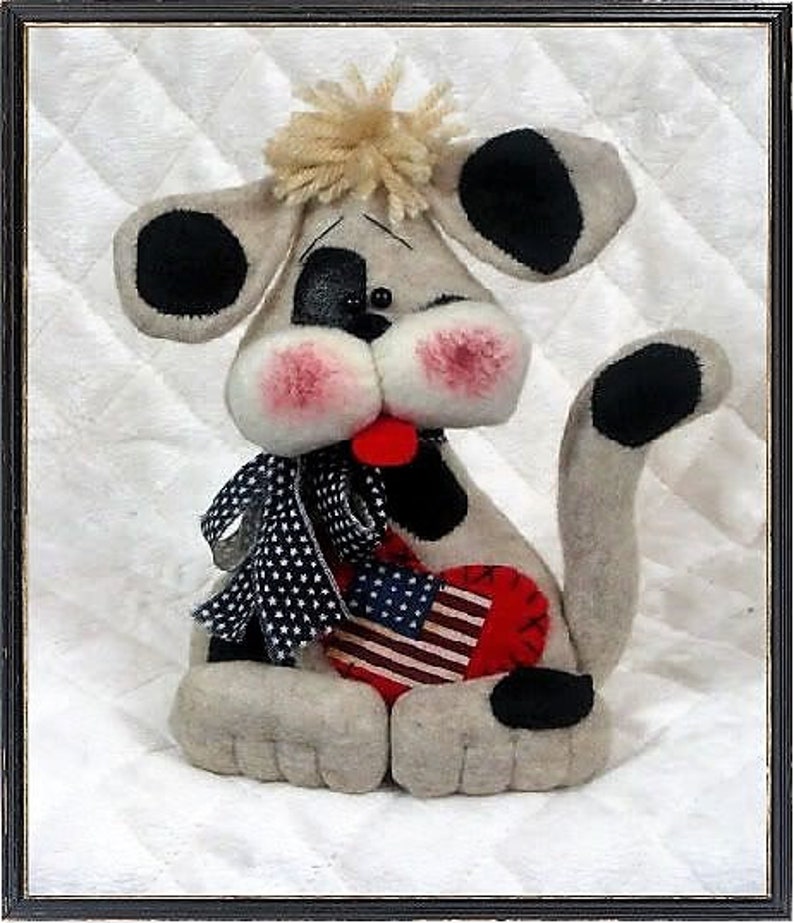Primitive E-pattern americana Puppiesdigital - Etsy
