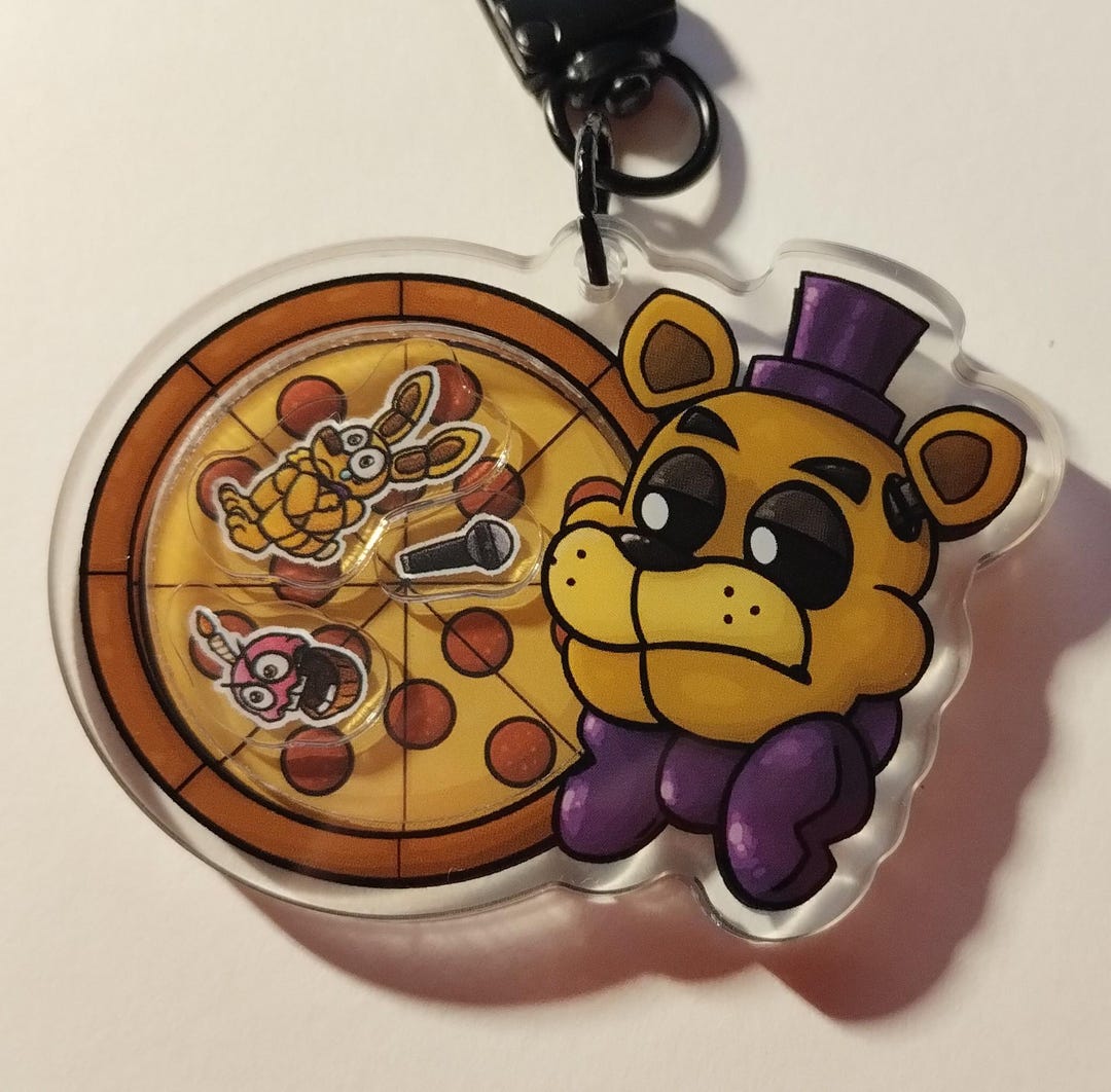 Fnaf UCN Fredbear Shaker Keychain (five Nights at Freddy's) - Etsy