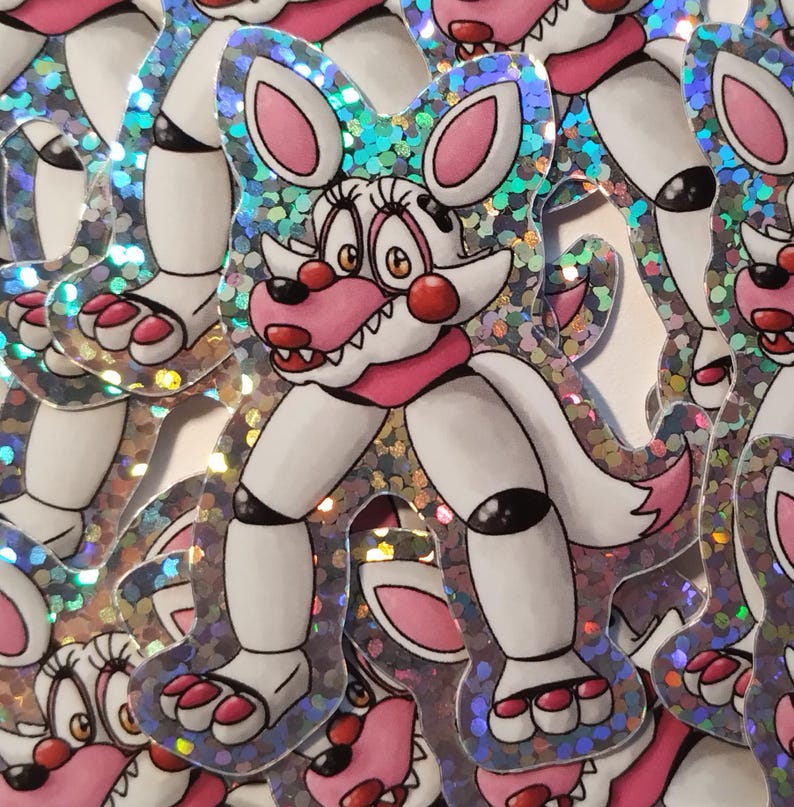 Laggle Holographic Sticker (five Nights at Freddy's - Fnaf - Mangle ...