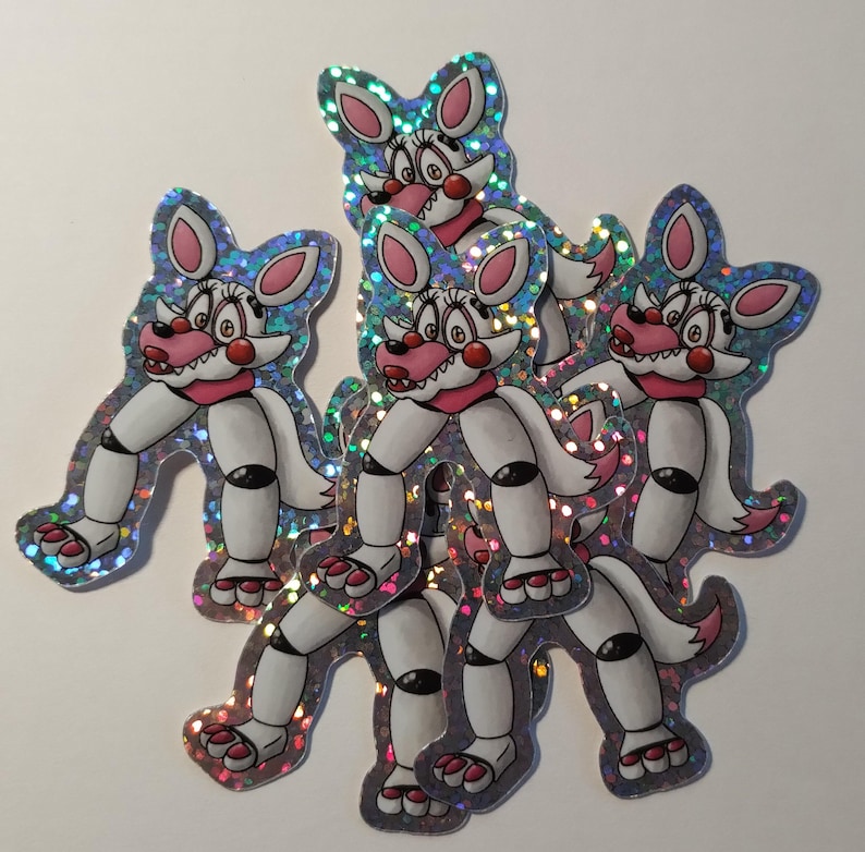 Laggle Holographic Sticker five Nights at Freddy's Fnaf Mangle Meme - Etsy
