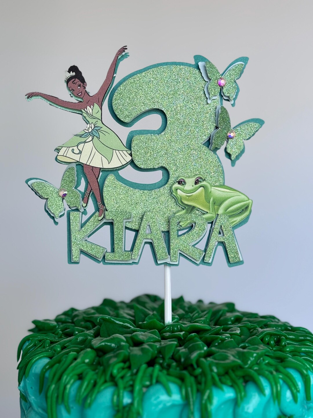 Princess and the Frog Cake Topper - Etsy