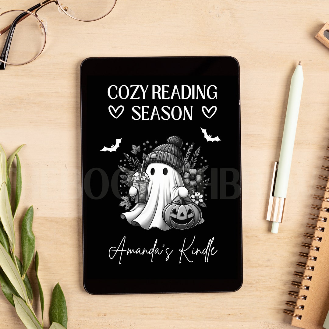 Custom Kindle Lock Screen, Cozy Reader Dark Romantasy Kindle Screen ...