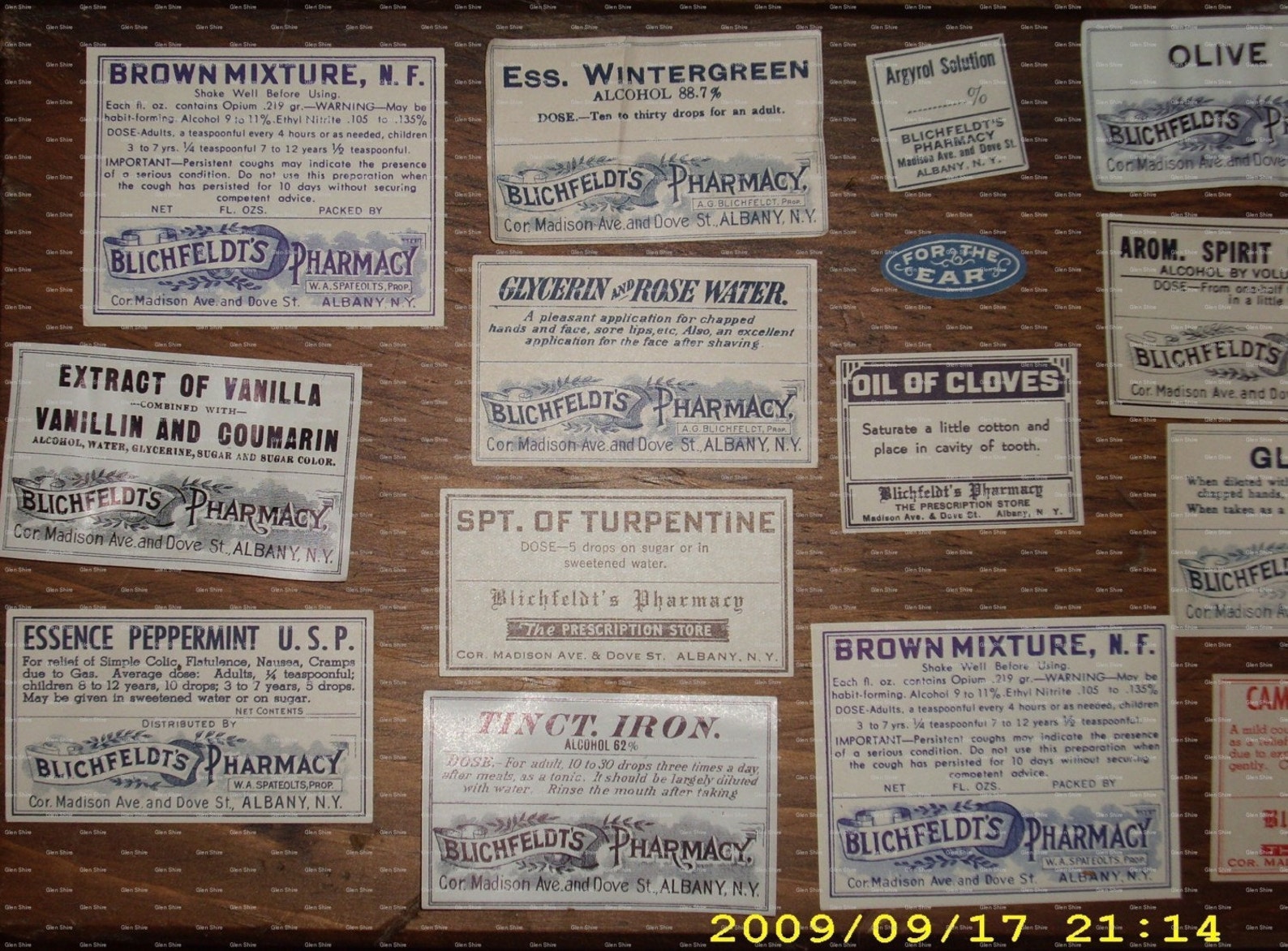 REAL Vintage Bottle Labels for Scrapbooking and Designs - Etsy