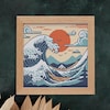 Great Wave Cross Stitch Pattern PDF | Hokusai Japanese Art | Ocean ...