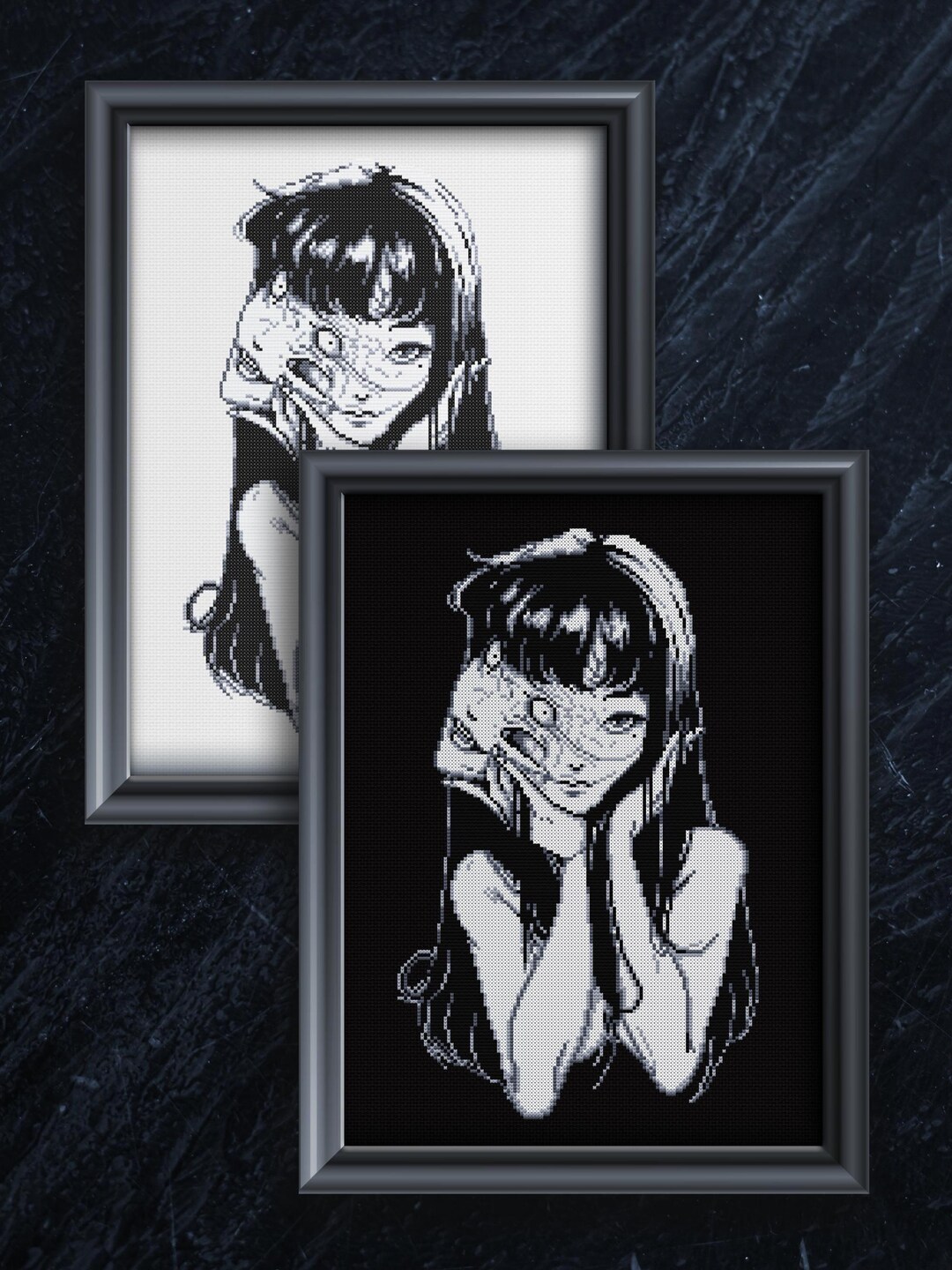 Tomie Junji Ito Cross Stitch Pattern: Anime Manga Design (PDF) - Etsy UK