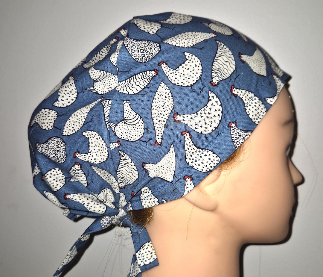 Surgical Theatre Scrub Hats Caps Chickens Surgeon Medical ODP ...