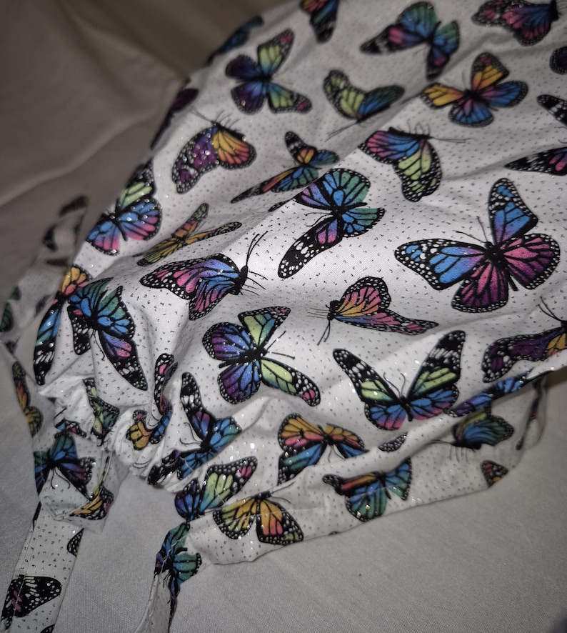 Butterfly Surgical Scrub Hat - Surgeon Medical Doctors Nurses Vets ...