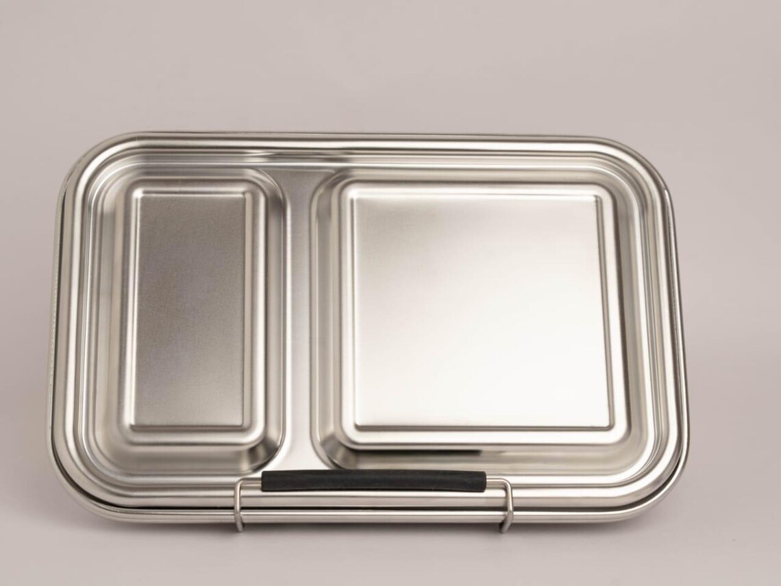 Stainless Steel Box for Boys | Personalised Lunch Box 2 Compartment ...