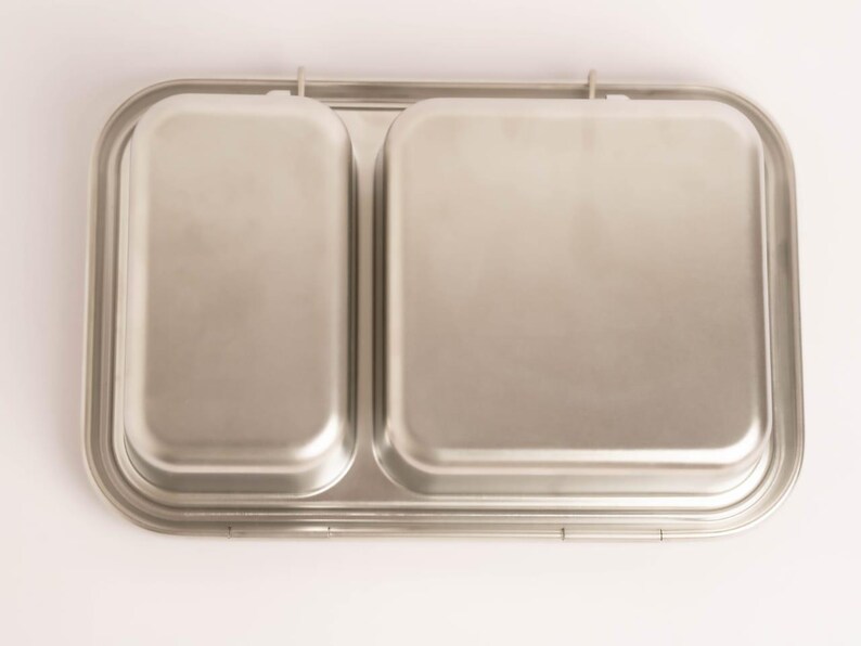 Stainless Steel Box for Boys | Personalised Lunch Box 2 Compartment ...