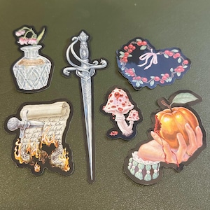 The Cruel Prince Vinyl Stickers Set | Jude and Cardan | Jude Duarte ...