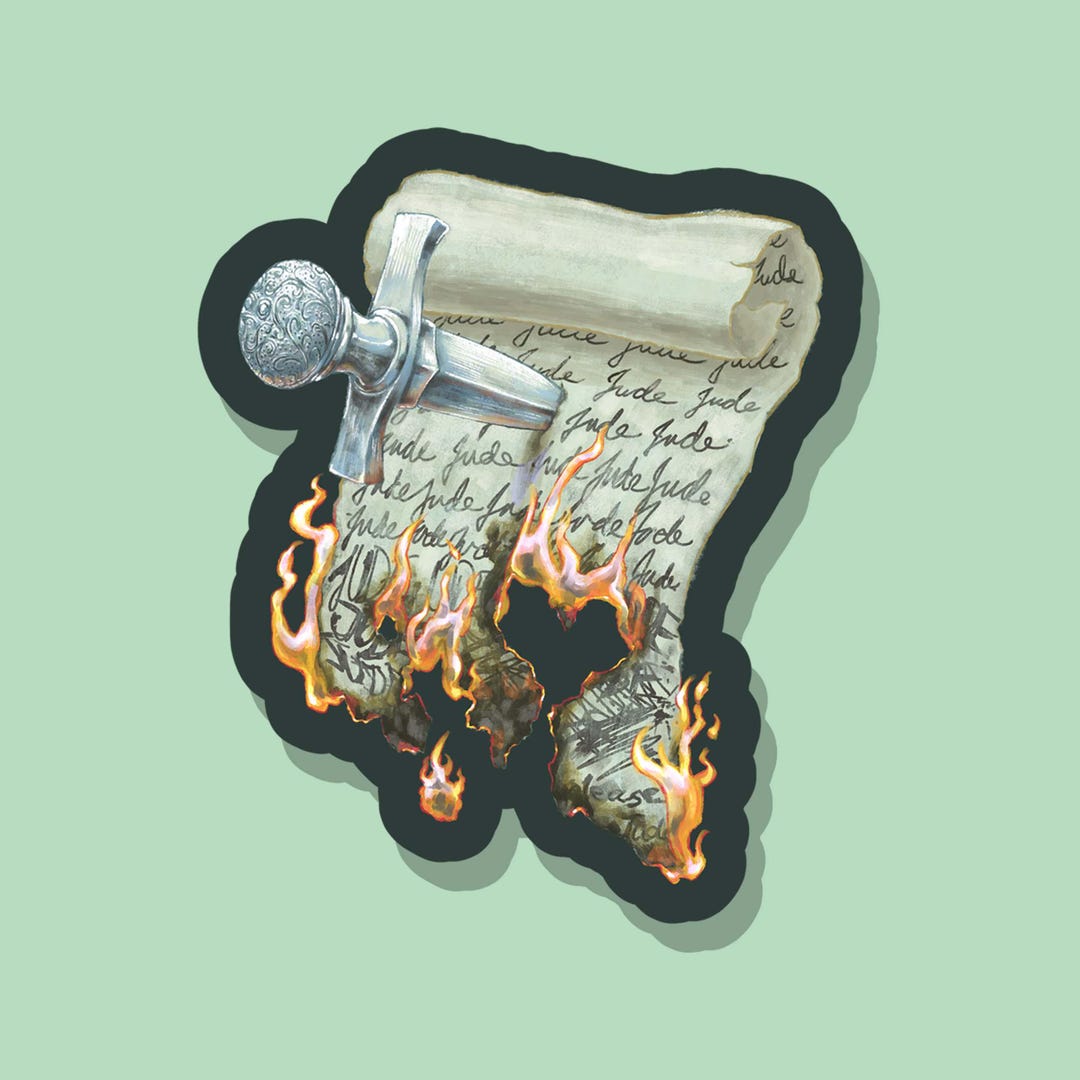 Letter to Jude Vinyl Sticker | the Cruel Prince | Jude and Cardan ...