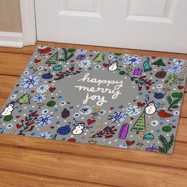 Xmas Outdoor Rugs - Etsy