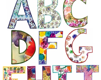 Alphabet Wall Stickers Back to School Letter Decals | Etsy