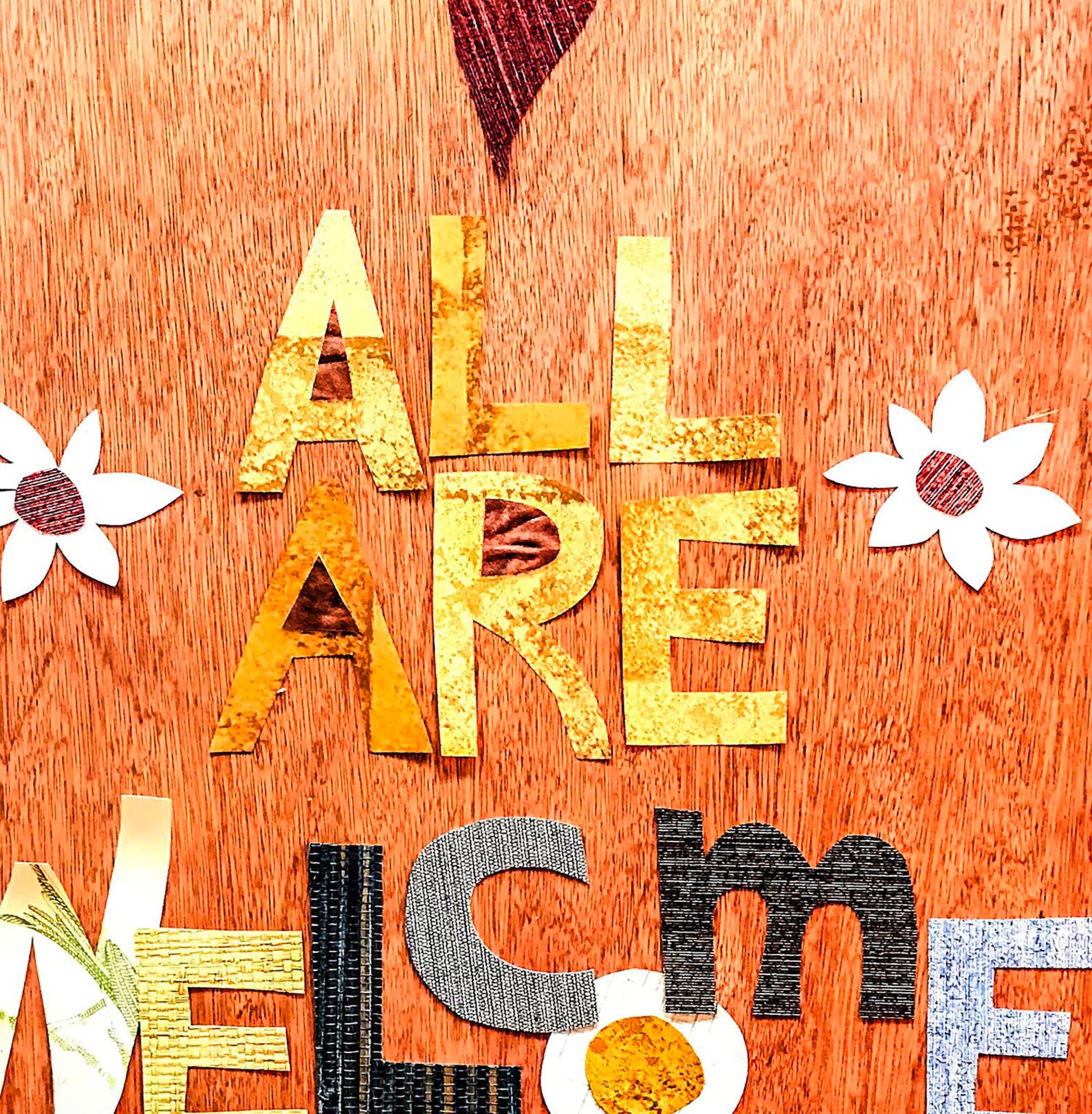 Garden Flag House Flag All Are Welcome Here College Room - Etsy