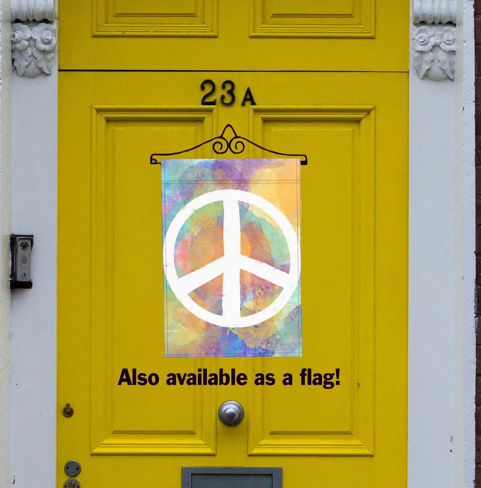 Peace Sign Door Hanger College Dorm Decor Indoor Outdoor - Etsy