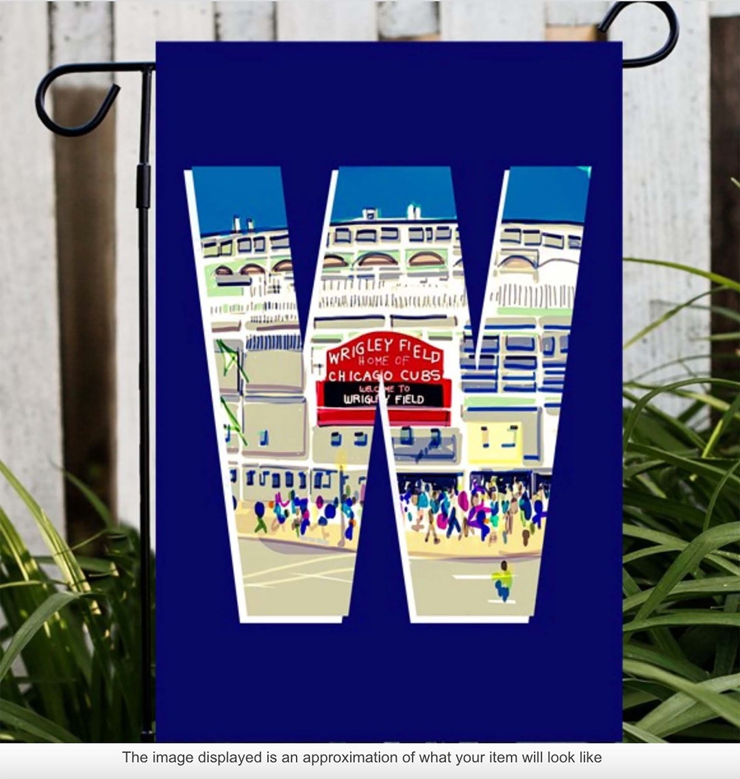 Cubs W Yard Porch Garden and House Flags - Etsy
