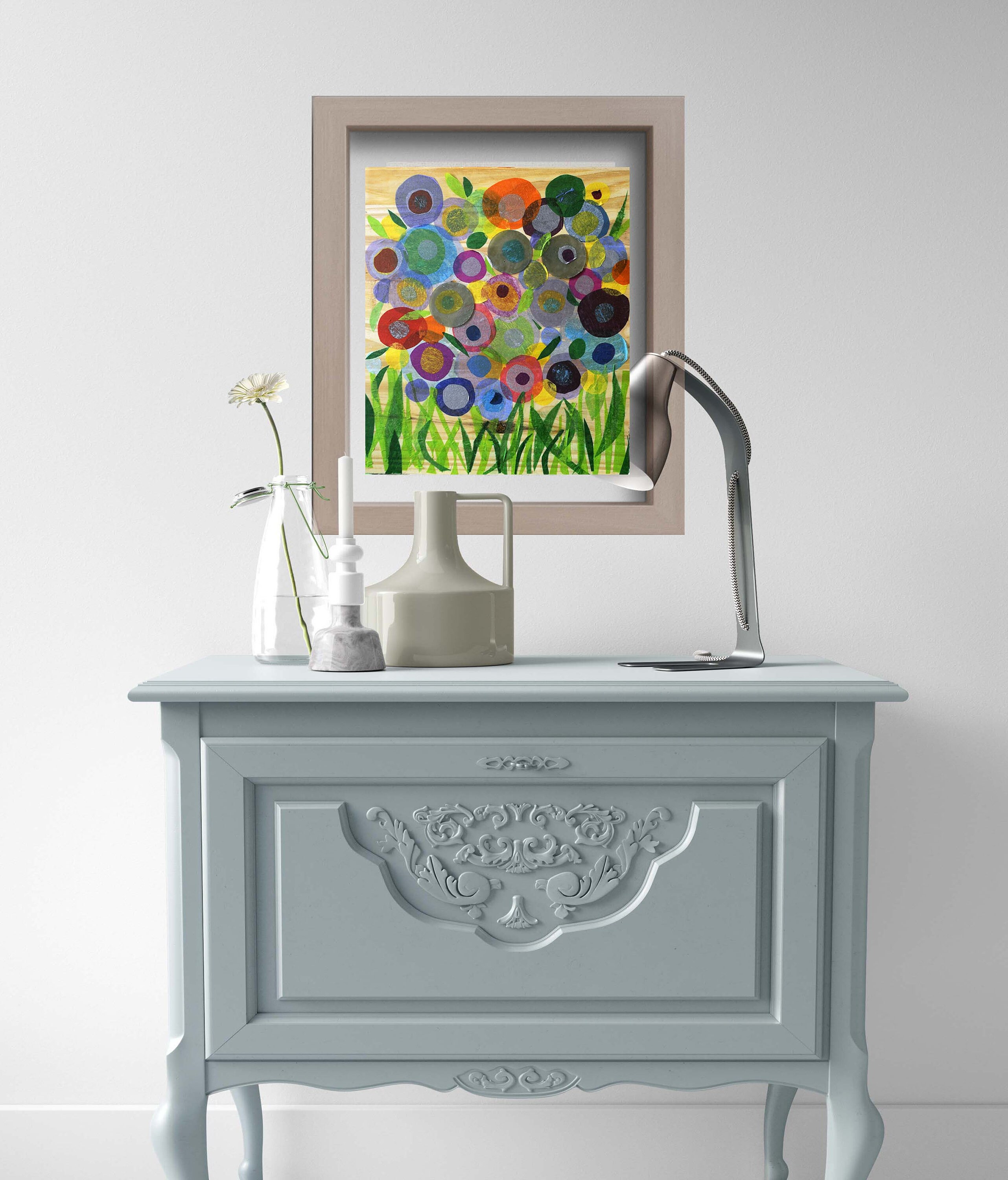 Floral Art Print Flower Collage Housewarming Present Gift - Etsy