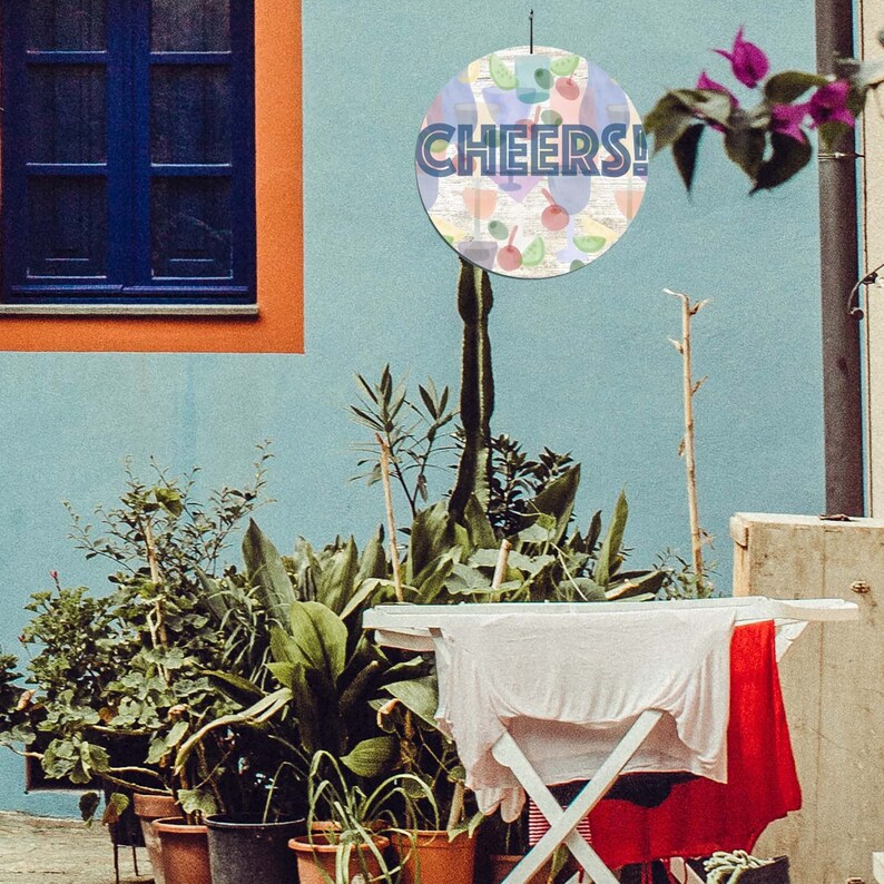 Outdoor Sign cheers Yard Decor Welcome Sign for - Etsy